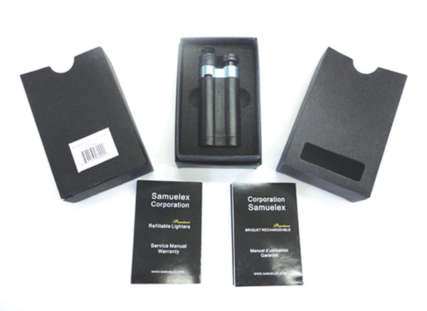 Sikaro Thunder Torch Lighter 06-01-101 Silver / black w/ larger gas ta ...